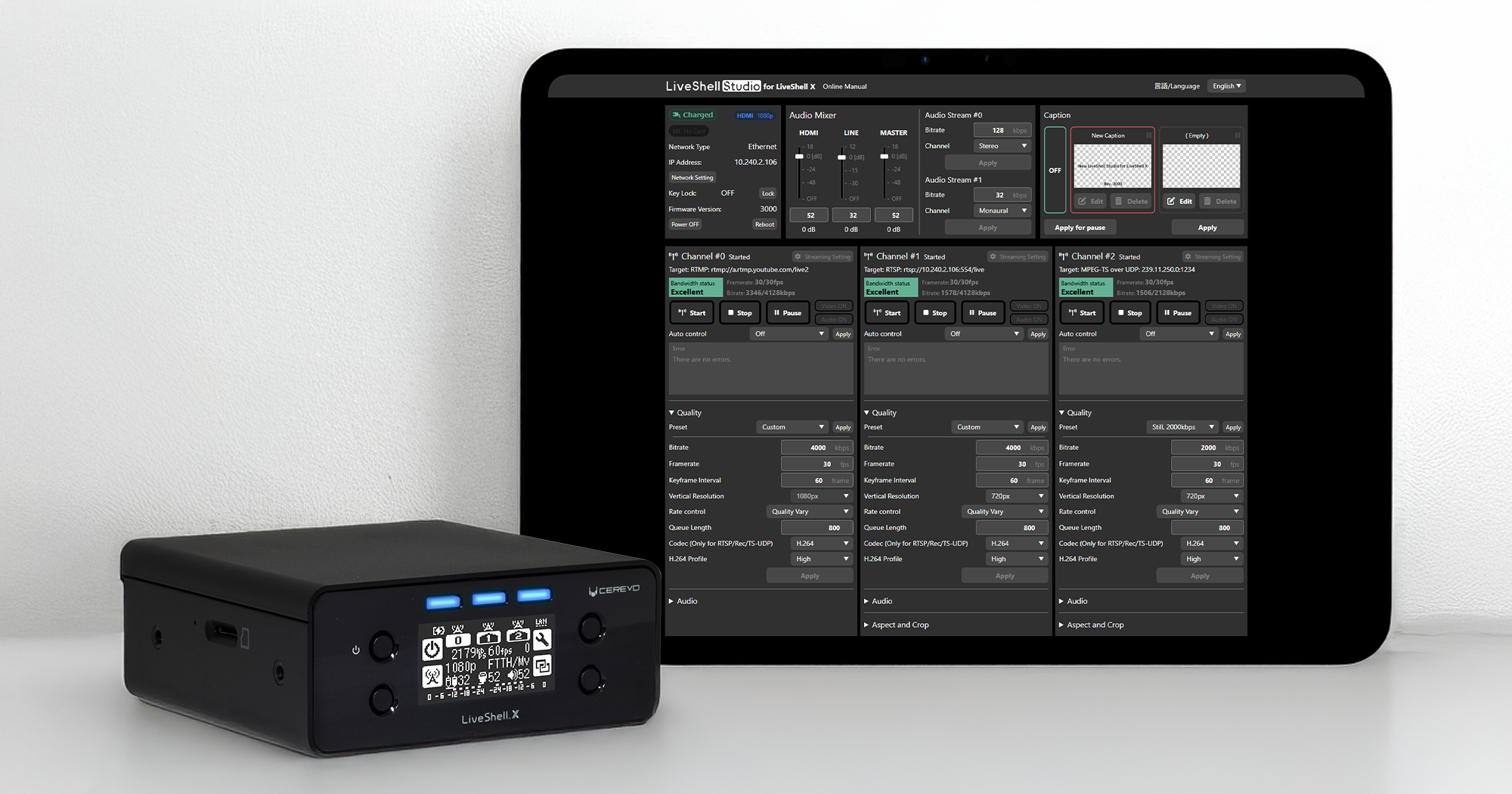 Migration from Dashboard to LiveShell Studio for LiveShell X users | Cerevo Official Information